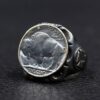 Sterling Silver American Bison Buffalo Nickel Coin Ring - VVV Jewelry