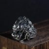 Mens Sterling Silver Monster Ring - VVV Jewelry