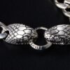 Twin Snake Head Curb Chain Bracelet - VVV Jewelry