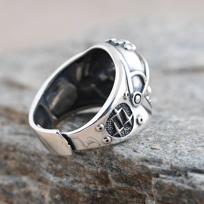 Cute Kitty Ring With Helmet - VVV Jewelry